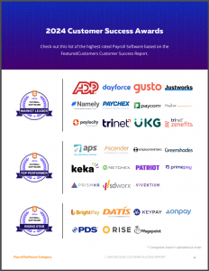 The Top Payroll Software Vendors According to the FeaturedCustomers ...
