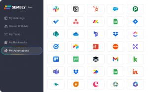 New Sembly AI Automations shrink the gap between meetings and results ...