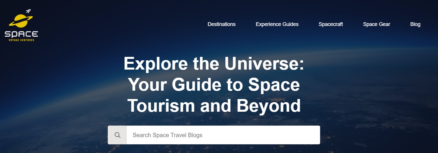 Space Tourism Website, Space Voyagers, Launches | Culture Zone! UK