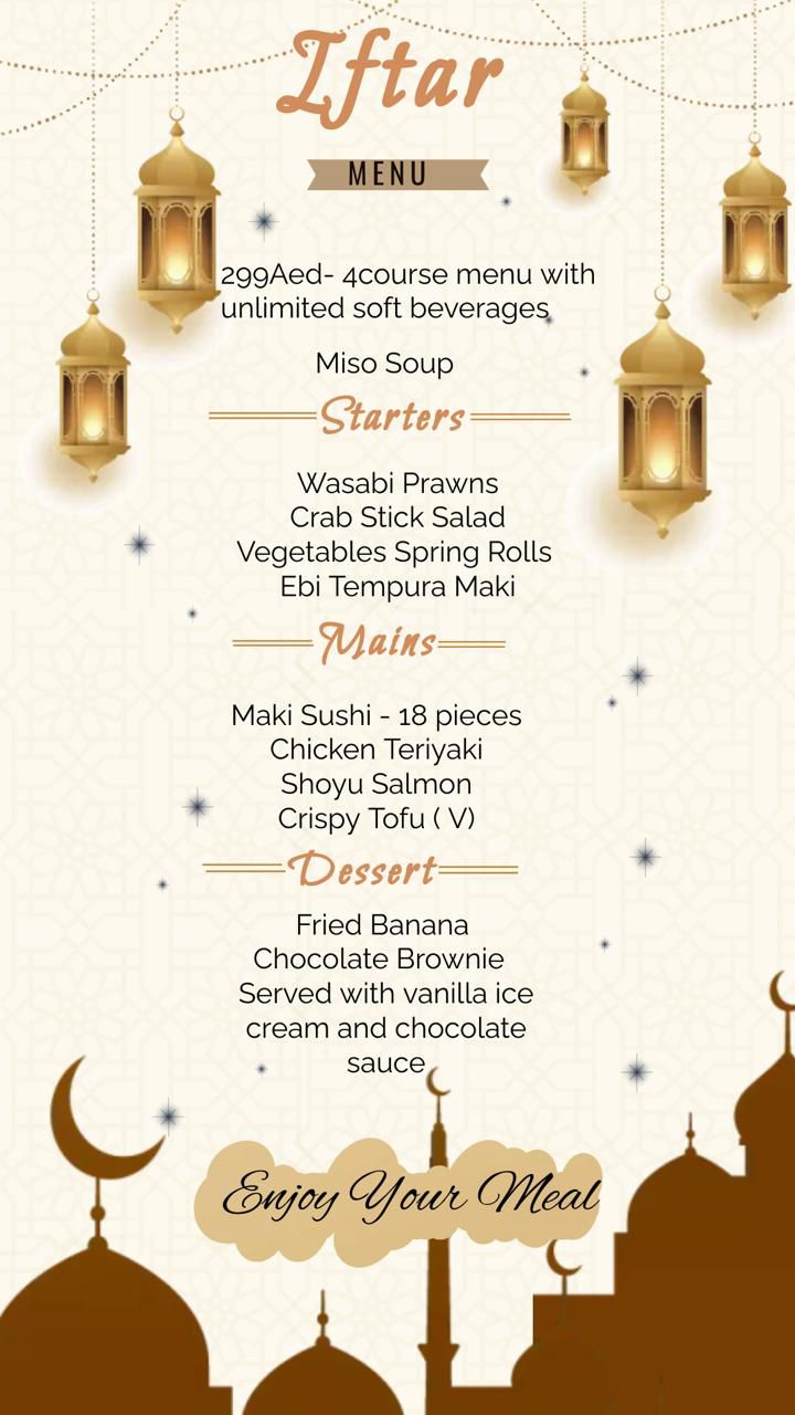 Kanpai Announces Exclusive Iftar Set Menu to Celebrate Ramadan | Global ...