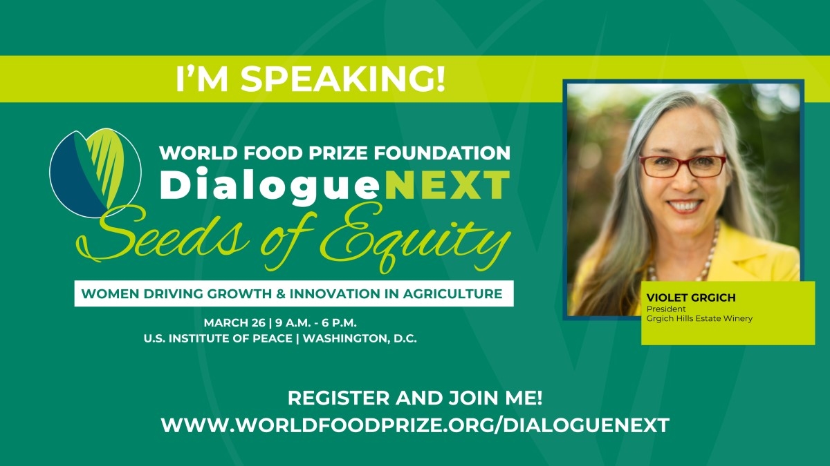Violet Grgich to Join the World Food Prize DialogueNEXT Event | DC ...