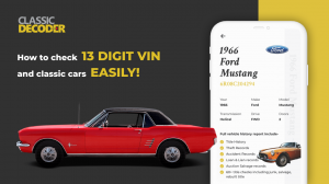How to check 13 Digit VIN and Classic cars easily