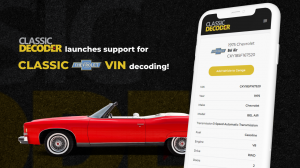 Decoding a Classic Chevy easily using Classic Decoders VIN Check tool ...