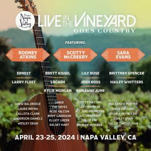 Live In The Vineyard Goes Country Presented by Visit Napa ValleyÂ ...