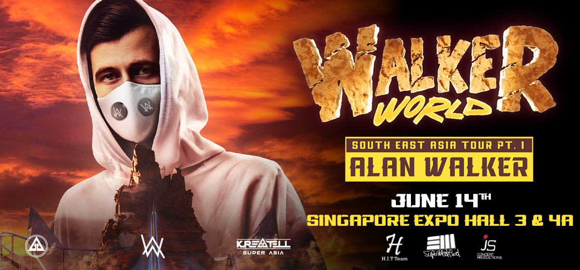 Alan Walker’s Walkerworld Asia Tour Pt 1 in Singapore | Indonesia ...