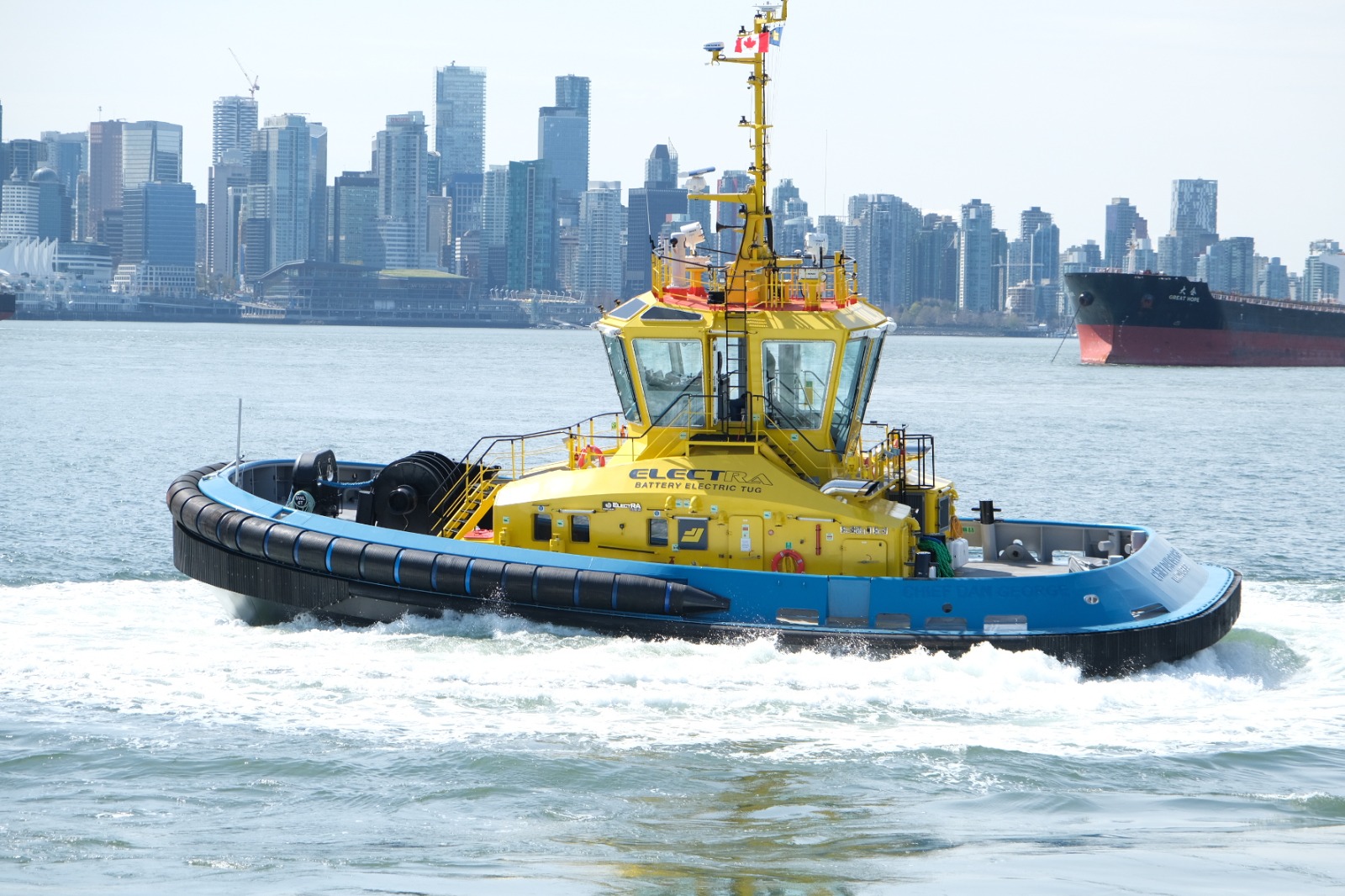 SAAM Towage Canada Becomes First Zero-Emission Electric Tug Operator in ...