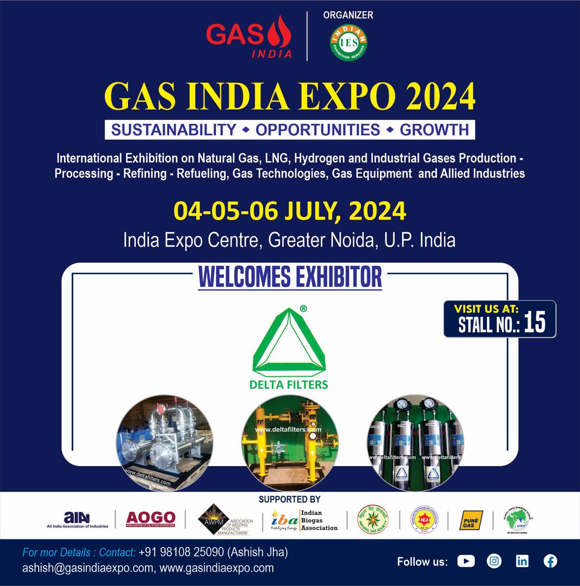 Delta Filters confirms it's participating in Gas Expo 2024 | India ...