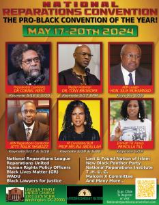 National Reparations Leaders Convene in Washington to Take Action