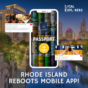 RHODE ISLAND BREWERS GUILD PARTNERS WITH LOCAL EXPLORERS TO REBOOT POPULAR BREWERY PASSPORT APP