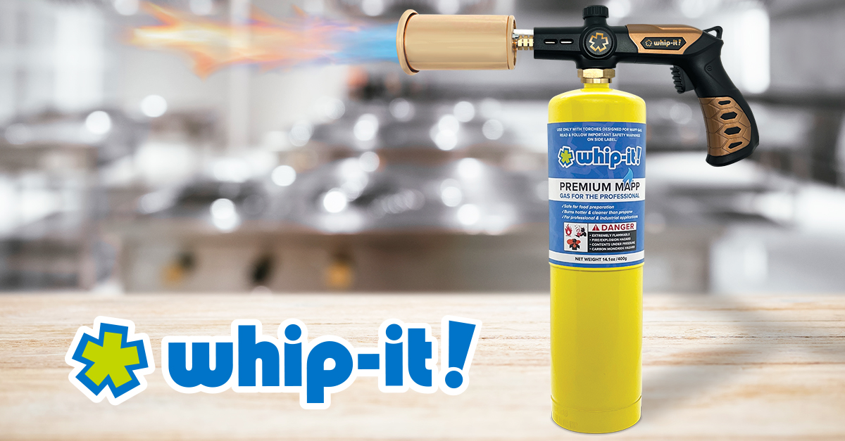 United Brands Unveils the Whip-It! Barrel Torch | Food & Beverage Times