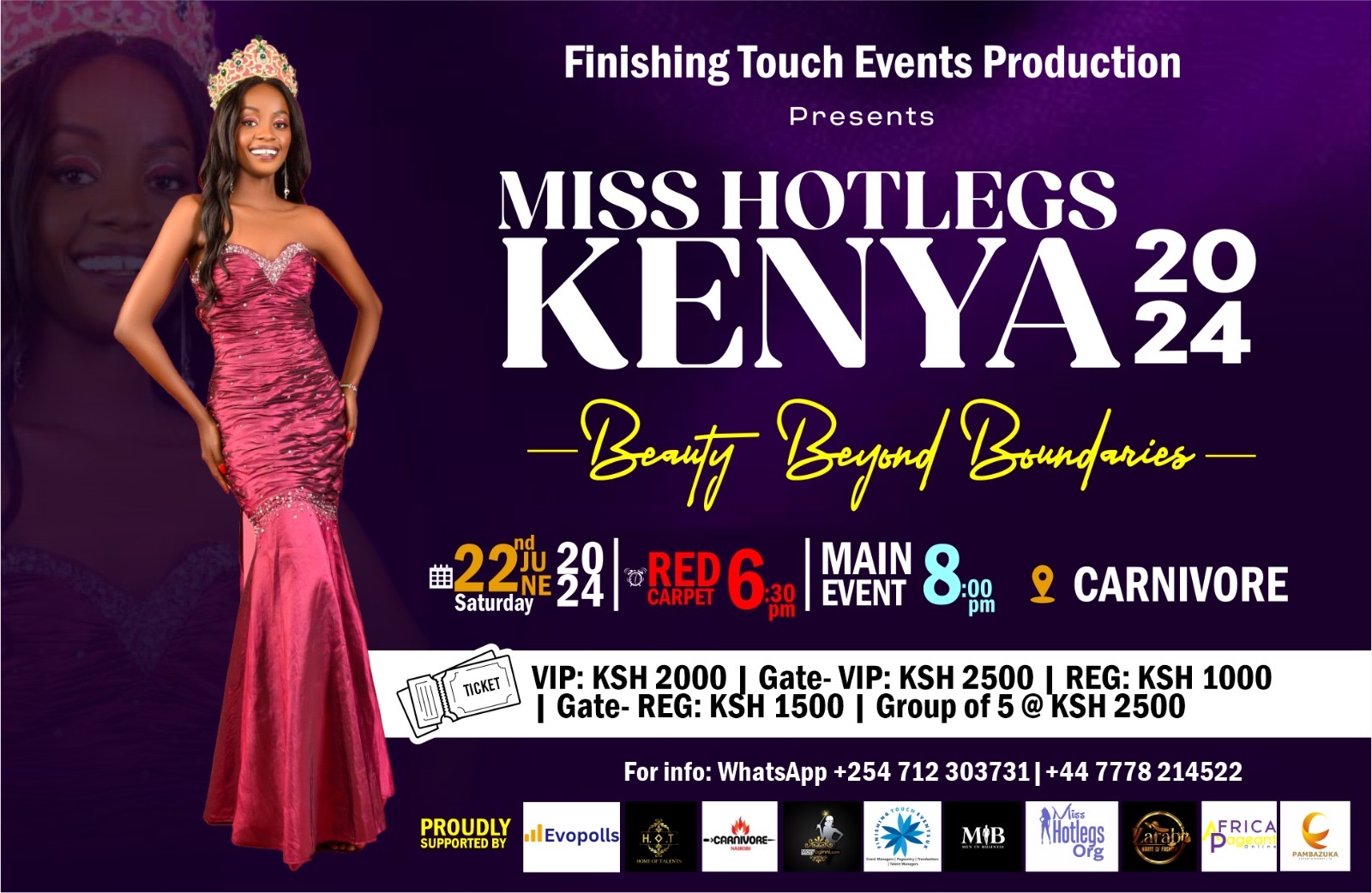 Electrifying Coronation Night of Miss Hotlegs Kenya 2024 Announced ...