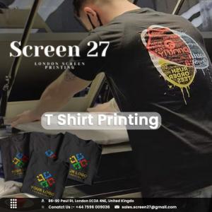 Screen 27 Launches New T-Shirt Printing Services in London, United ...