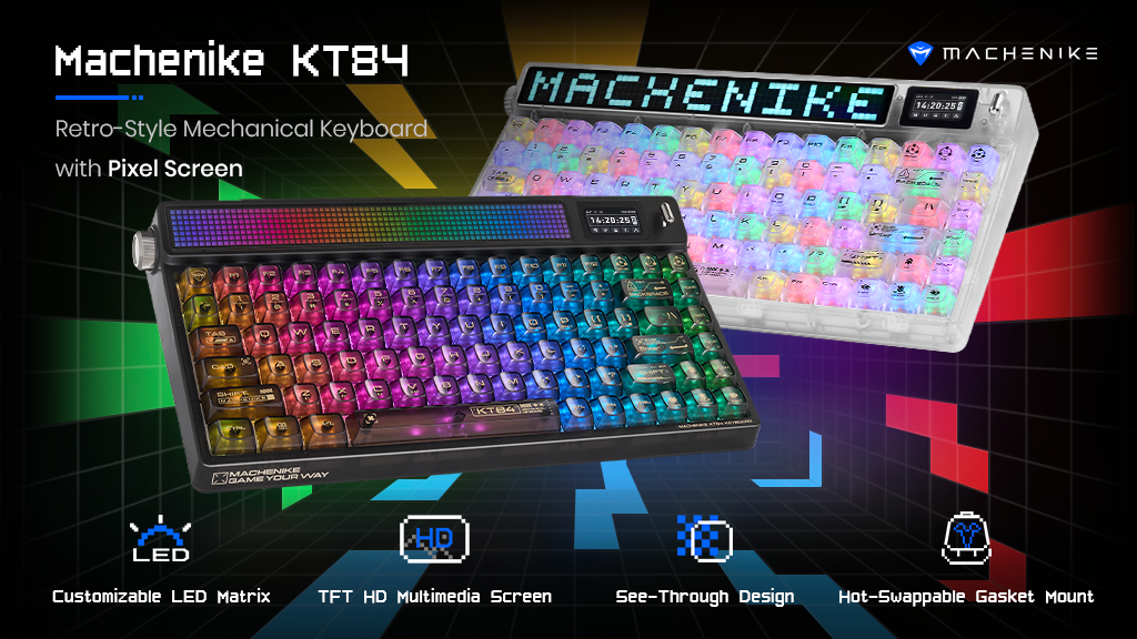 Machenike Control Center Machenike K500 B84 Wired Rainbow RGB