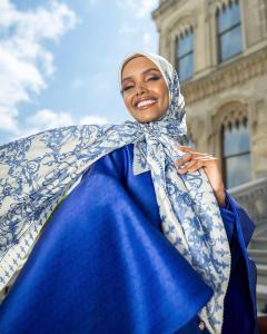 Halima Aden, the worlds first modest supermodel presents Buttonscarves ...