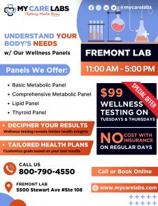 My Care Labs - Discounted Wellness Testing Every Tuesday and Thursday ...