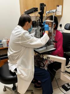 Dr Randal Pham endorses the Najafi-Osher Slit Lamp Barrier Shield - AFV ...
