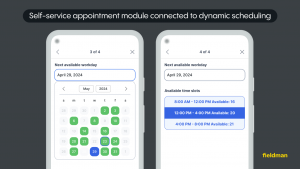 Fieldman New Self-Service Appointment Scheduling Module Replaces Call ...