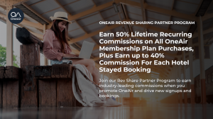 OneAir Unveils Revolutionary Revenue Sharing Program With Lucrative ...