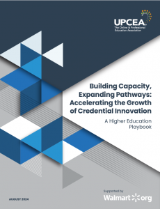 UPCEA Releases Higher Ed Playbook for Accelerating Growth of Credential ...