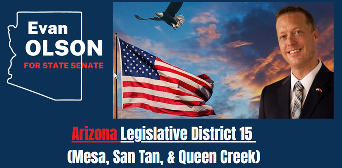 Evan Olson Qualifies as Independent Candidate for Arizona State Senate, District 15 | The ...