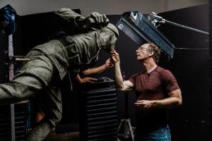 MASTER SCULPTOR OF NATION’S NEWEST MONUMENT BICYCLES TO STAY FIT FOR ...