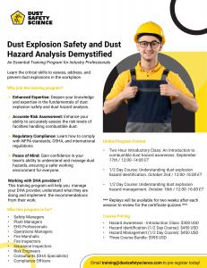 Dust Safety Science, presents the 2024 Online Training Course: Dust ...