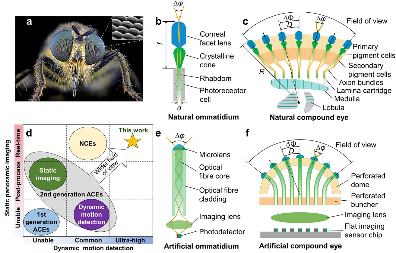 Optical Fibre based Artificial Compound Eyes for Ultrafast Static and ...