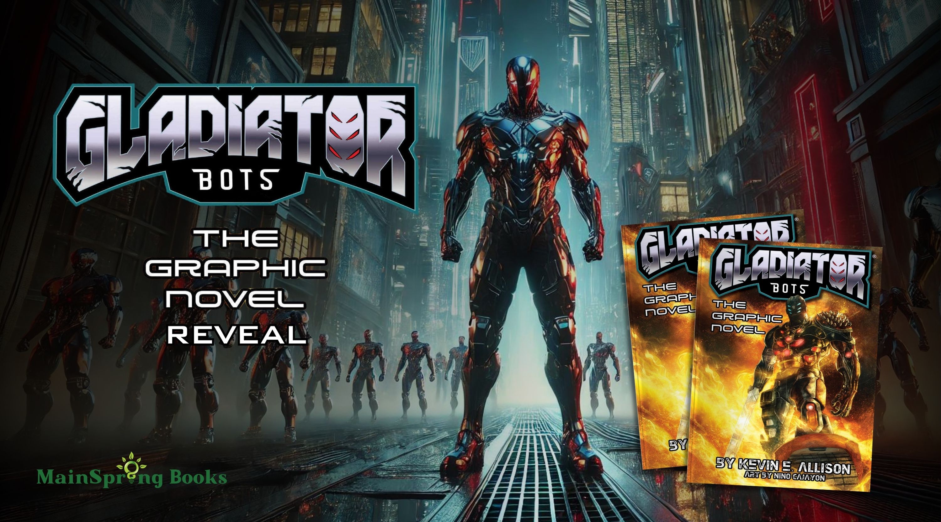 Kevin E. Allison to Present Gladiator Bots: The Graphic Novel at the 2024 Frankfurt ...