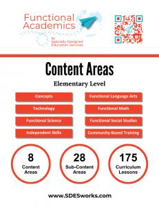 The all new Functional Academics Program by SDES includes Functional ...
