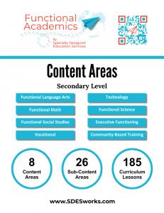 The all new Functional Academics Program by SDES includes Functional ...