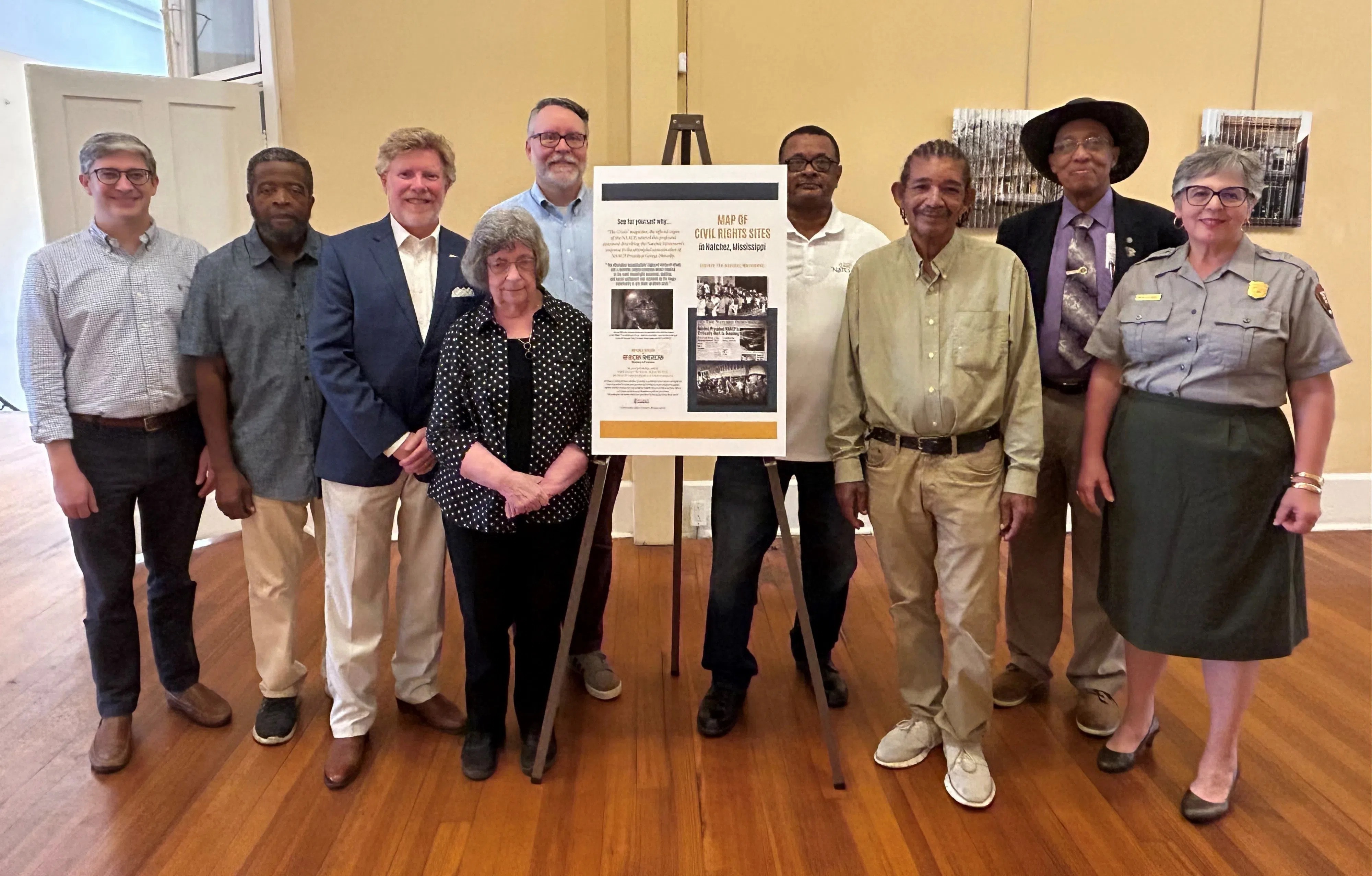 Recently Unveiled Map Showcases Natchez's Role in Civil Rights Movement ...