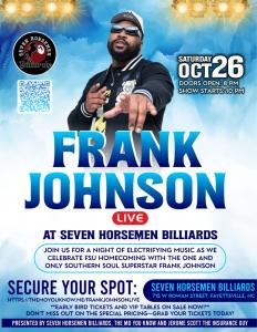 Frank Johnson of King George Music Group to Perform Live at Seven ...