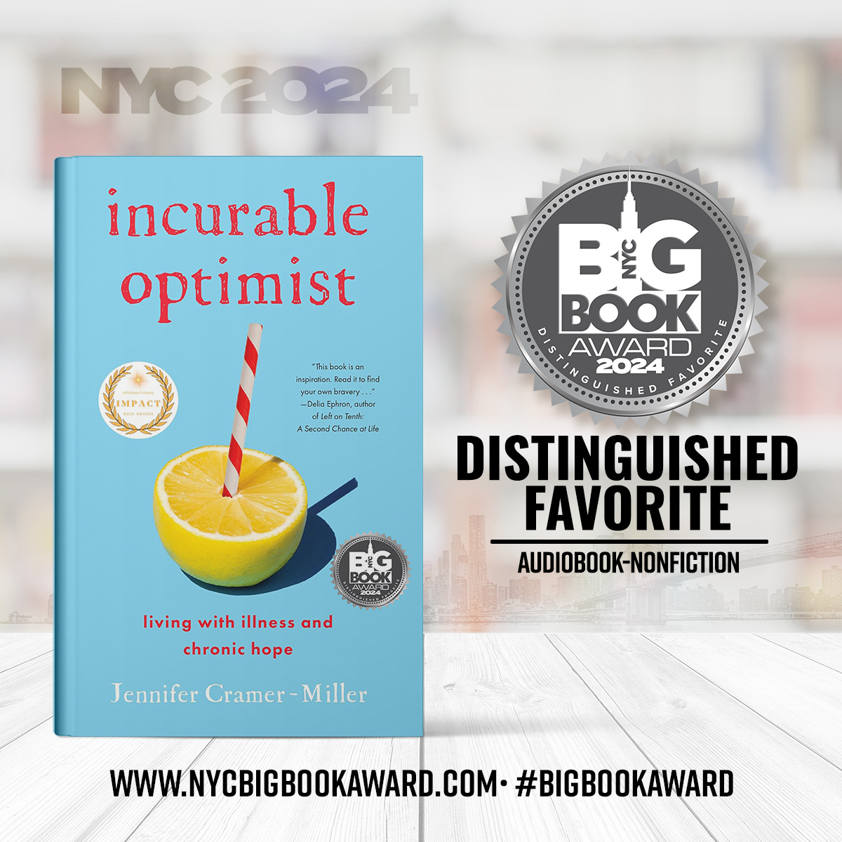 Jennifer Cramer-Miller Receives International Recognition Through the NYC BIG BOOK AWARD ...