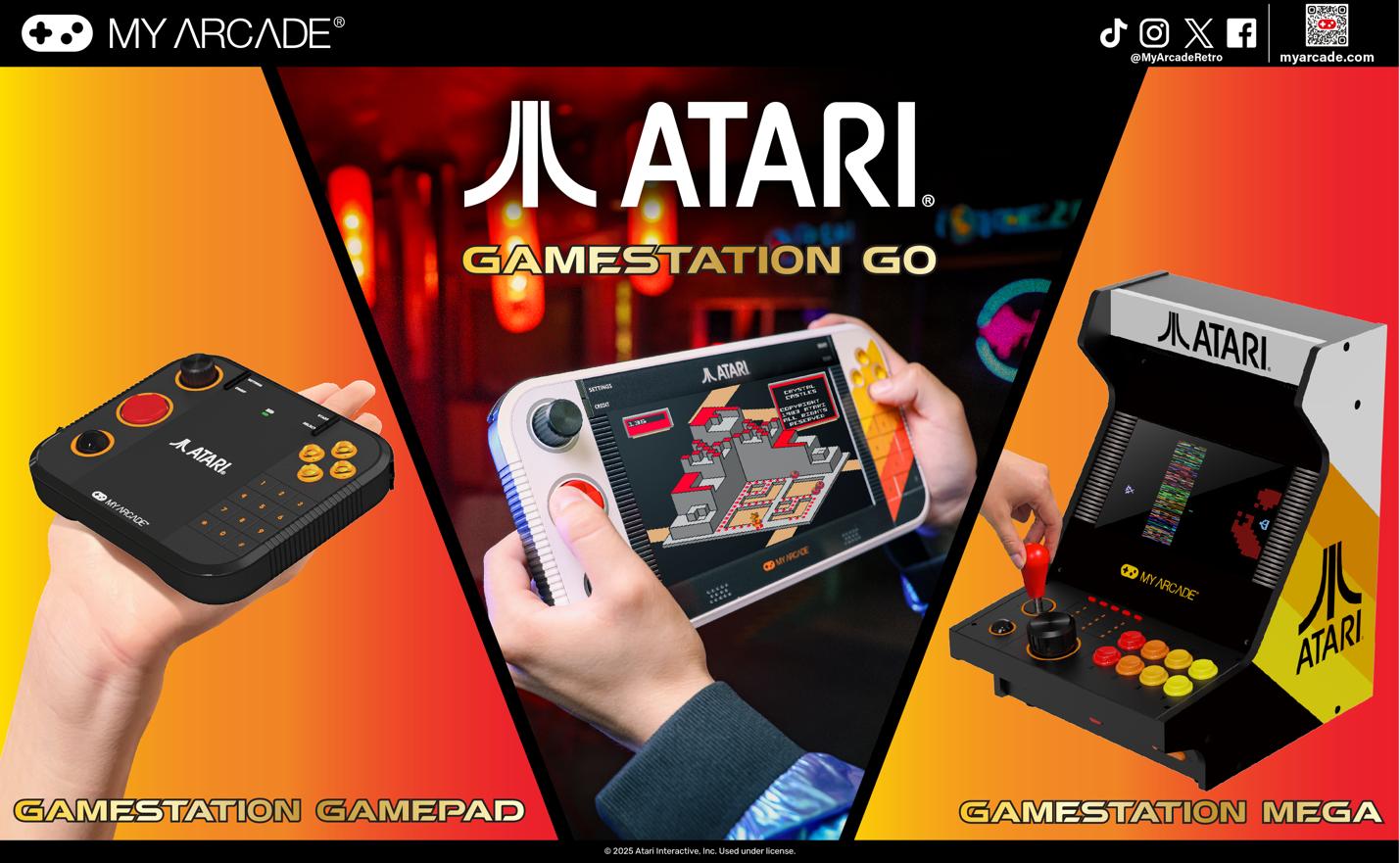 MY ARCADE® announces new ATARI® GAMESTATION collection | Culture Zone! UK
