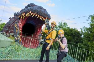Double Zipline Chances at Anime Park "Nijigen no Mori" During “Awaji ...