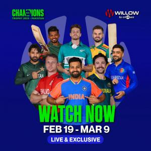 Watch the ICC Championship Trophy Live and Exclusive on Willow TV - AFV ...