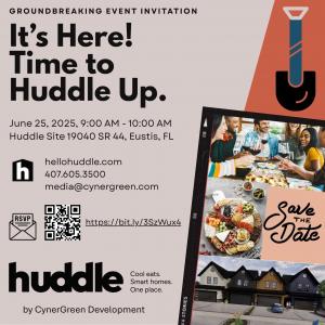 Ground Breaks On 'Huddle: Cool Eats. Smart Homes. One Place.'