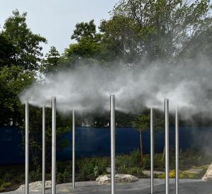 KOOLFOG MISTING POLES DELIVER COOL RELIEF AT THE CINCINNATI OPEN - AFV NEWS