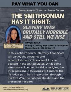 Dr. Terry Anne Scott Presents 'The Smithsonian Has It Right: Trump Has ...