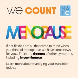 NAFC Shines Light on the Connection Between Menopause and Incontinence ...