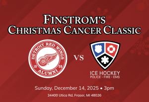 RED WINGS ALUM JONATHAN FINSTROM TO HOST CHRISTMAS CANCER CLASSIC - AFV ...