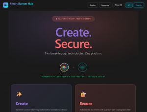 Smart Banner Hub Launches Quantum Auth Forge™ — World's First Consumer ...