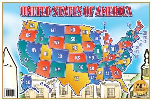 All 50 States Coloring & Activity Book Collector Set, 36 pages per ...
