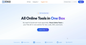 Stack Online Tools Launches 100+ Free Online Utilities Built with ...