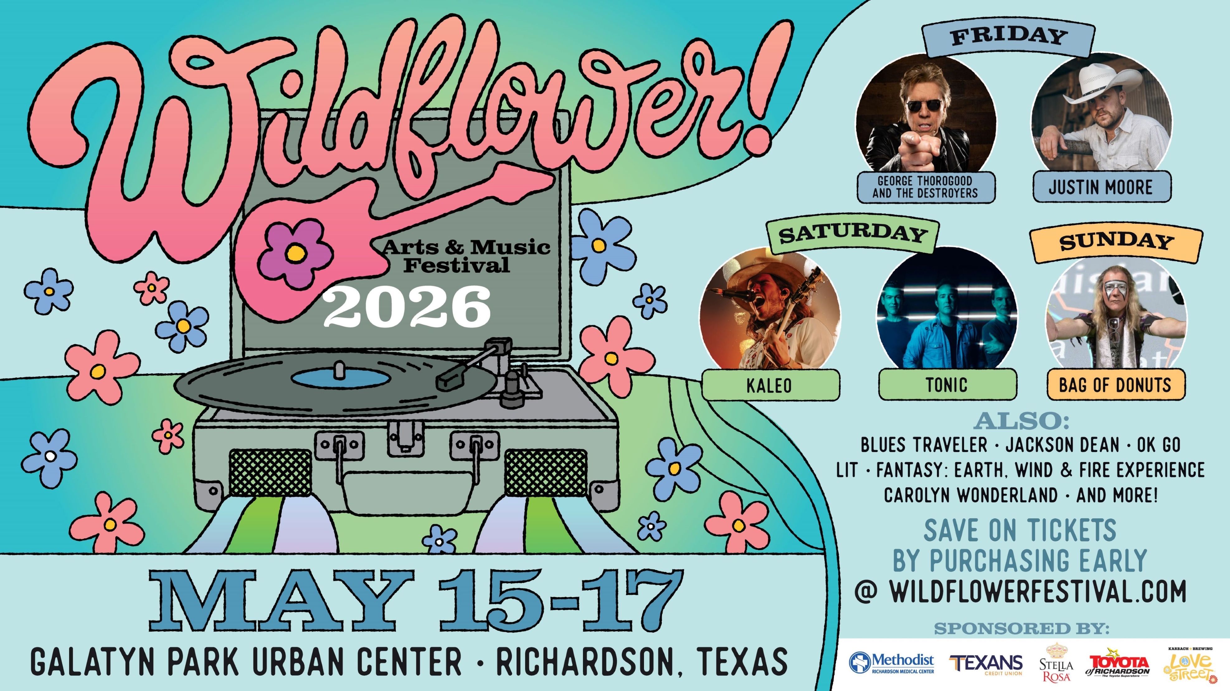 34TH ANNUAL WILDFLOWER! ARTS & MUSIC FESTIVAL RETURNS MAY 15-17 WITH ...