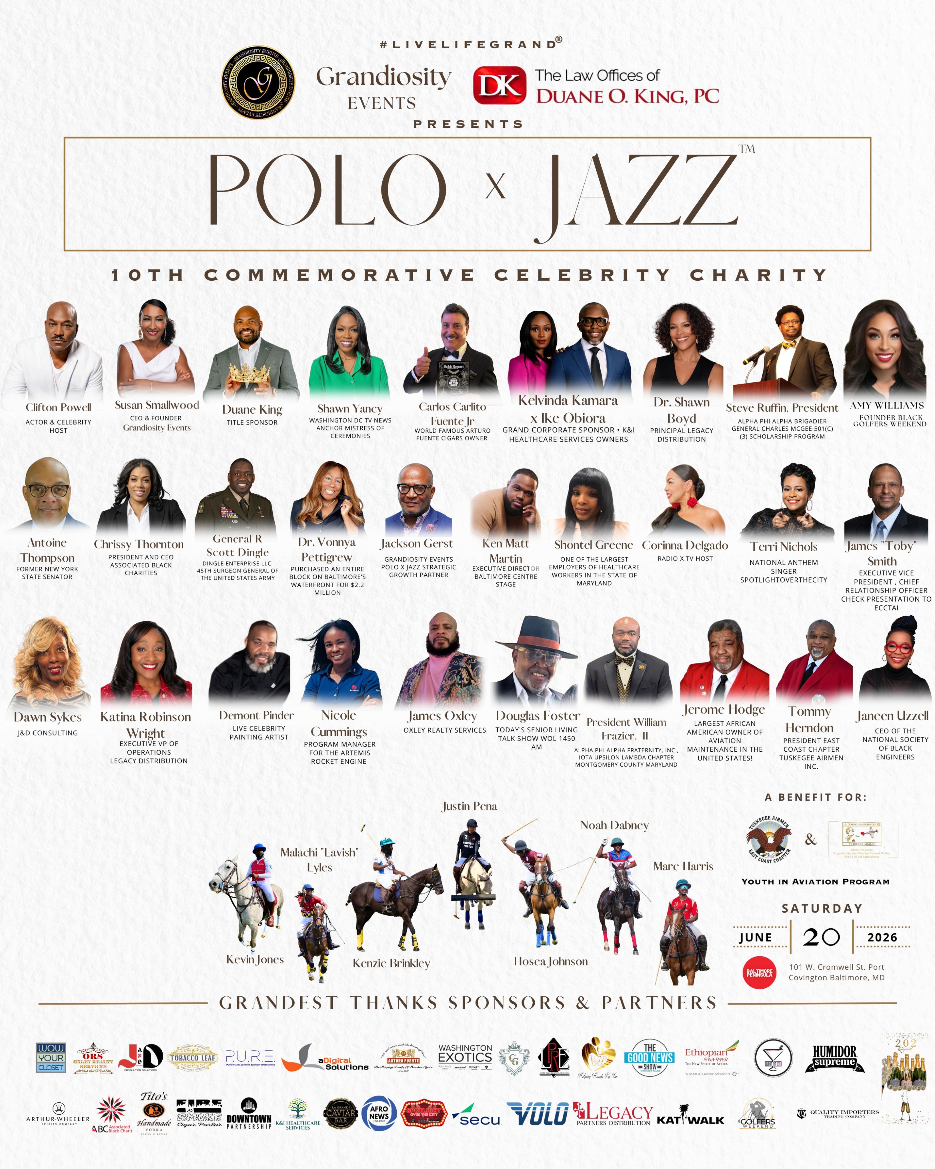 Grandiosity Events 10th Celebrity PoloxJazz and partnership to benefit ...