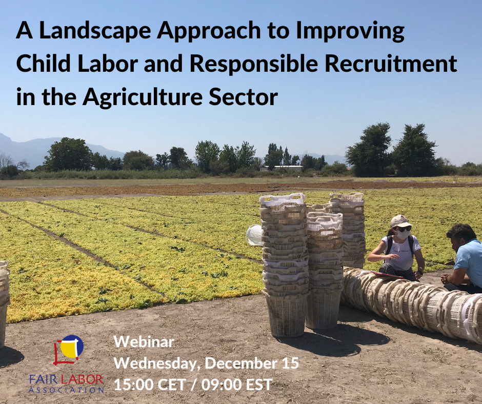 Fair Labor Association to Host Webinar on Child Labor and Responsible ...