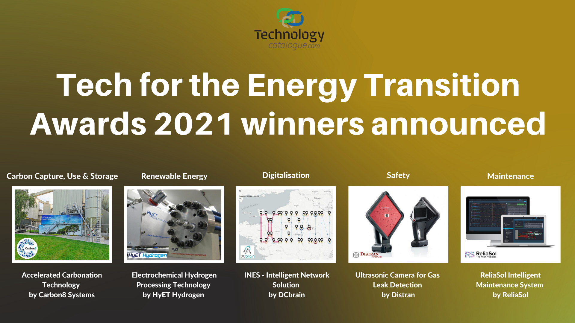TechnologyCatalogue.com announces winners for the Tech for the Energy ...