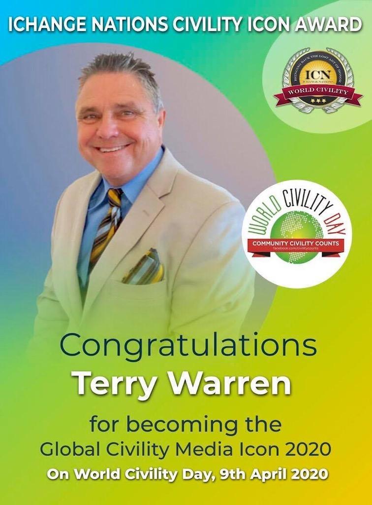 I Change Nations Honors Dr.Terry Warren As 2020 Global Media World ...