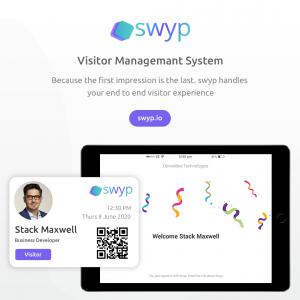 Contactless Visitor Checkin experience with Swyp.io - AFV NEWS